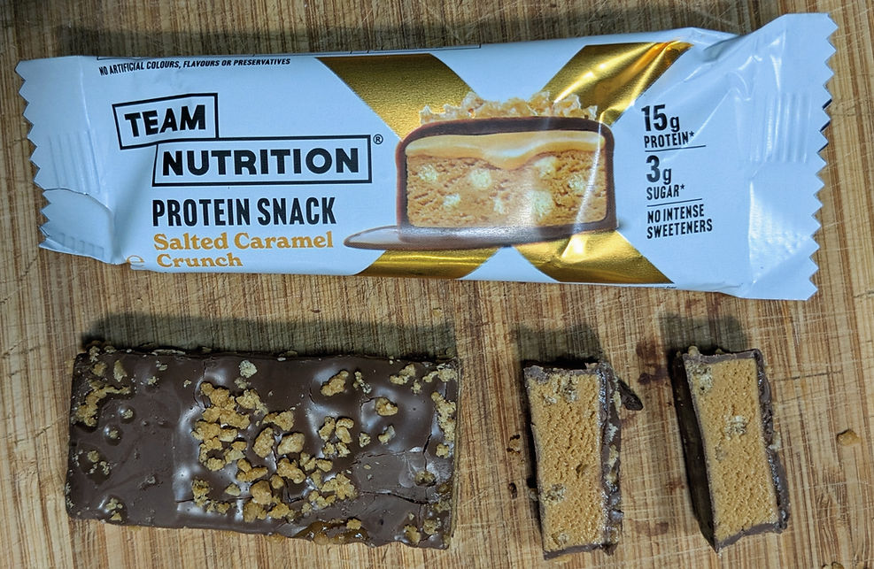 Team Nutrition Salted Caramel Crunch Protein Bar Review – The Hiker's Nutritionist