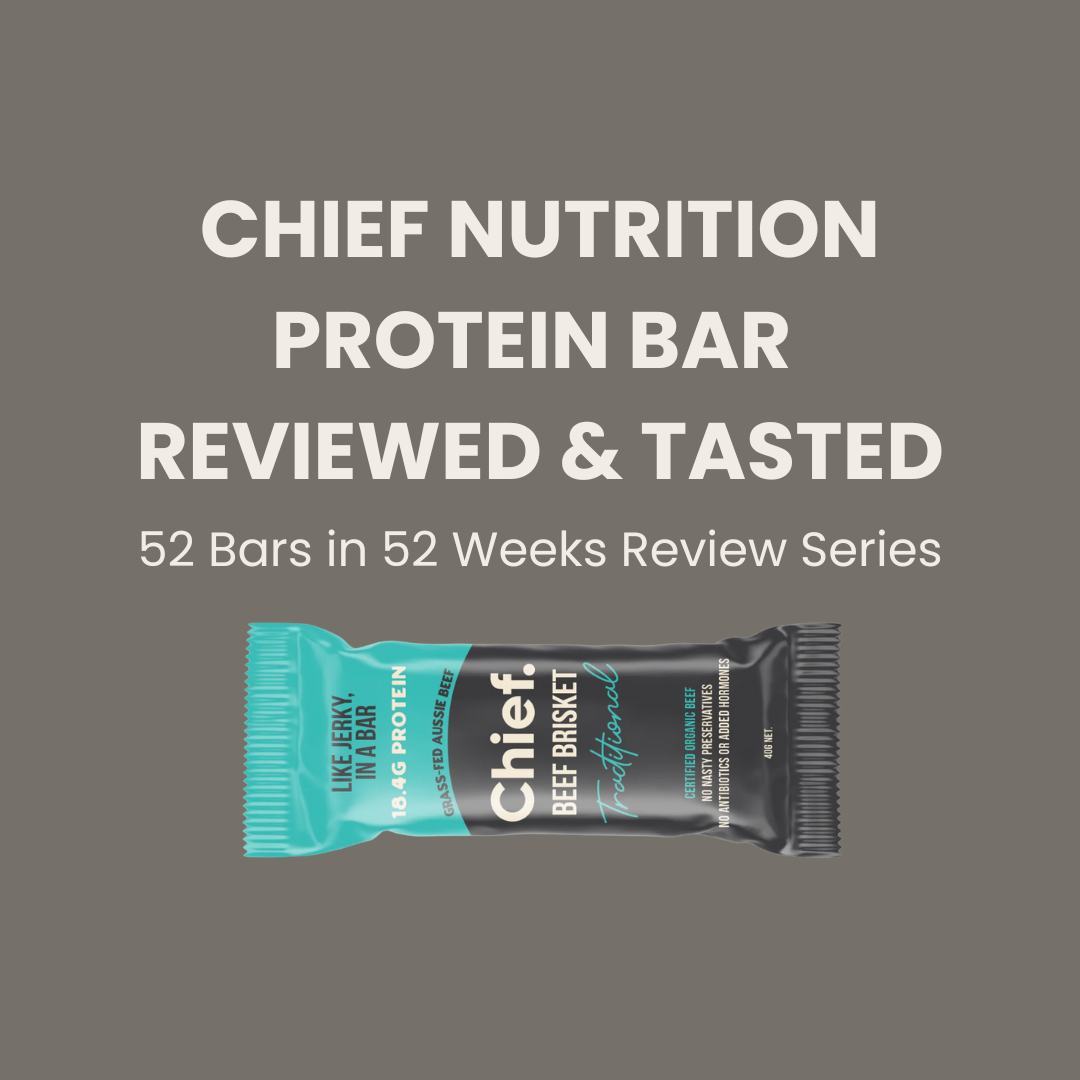 Chief Nutrition Traditional Beef Protein Bar Reviewed & Taste Tested ...