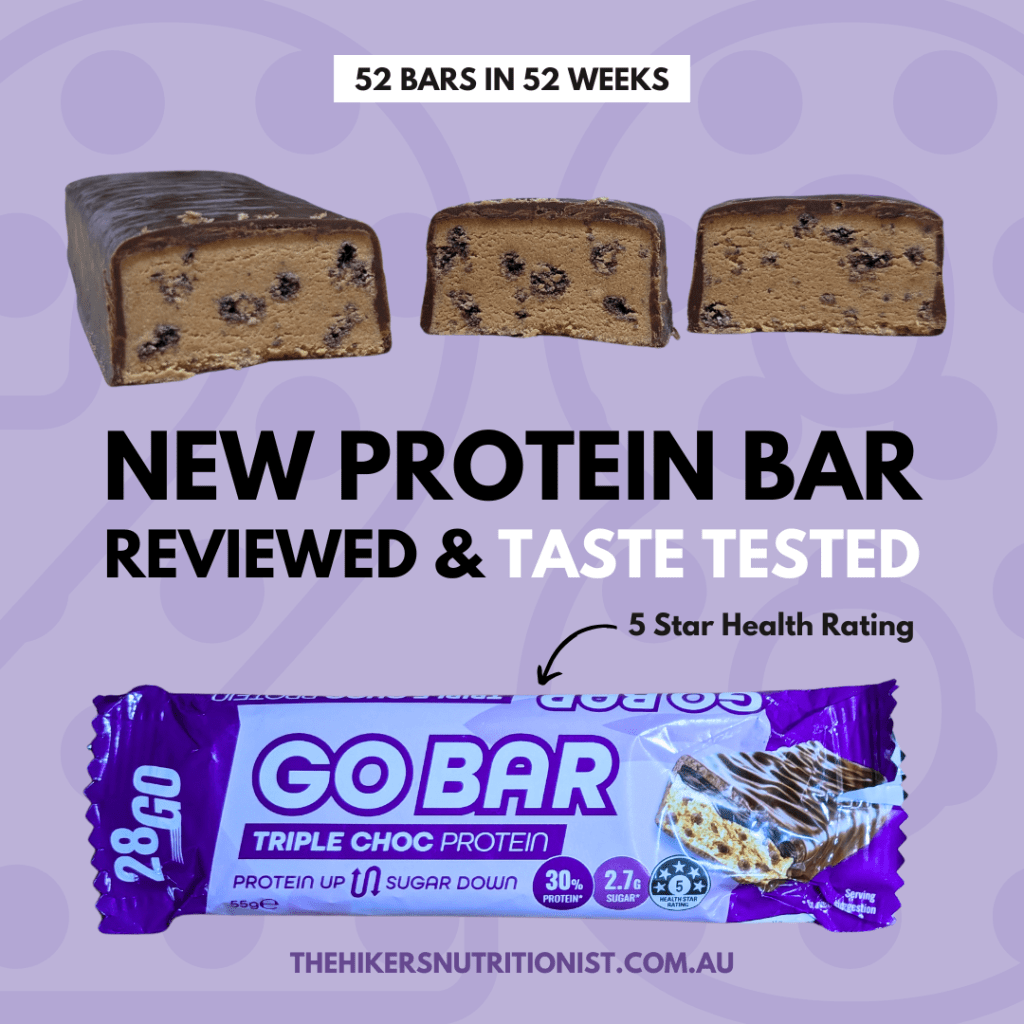28Go Go BarTriple Choc Protein Bar Review – The Hiker's Nutritionist
