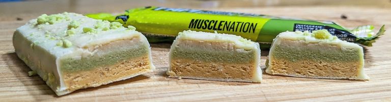 Muscle Nation Pistachio Papi Cheesecake Protein Bar Reviewed & Taste ...