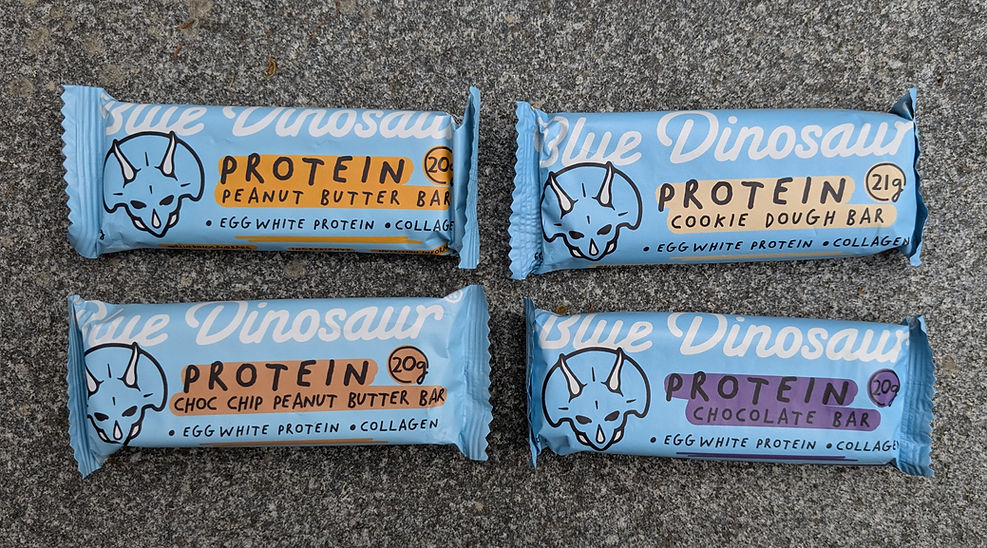 Blue Dinosaur Chocolate Protein Bar Reviewed & Taste Tested – The Hiker ...