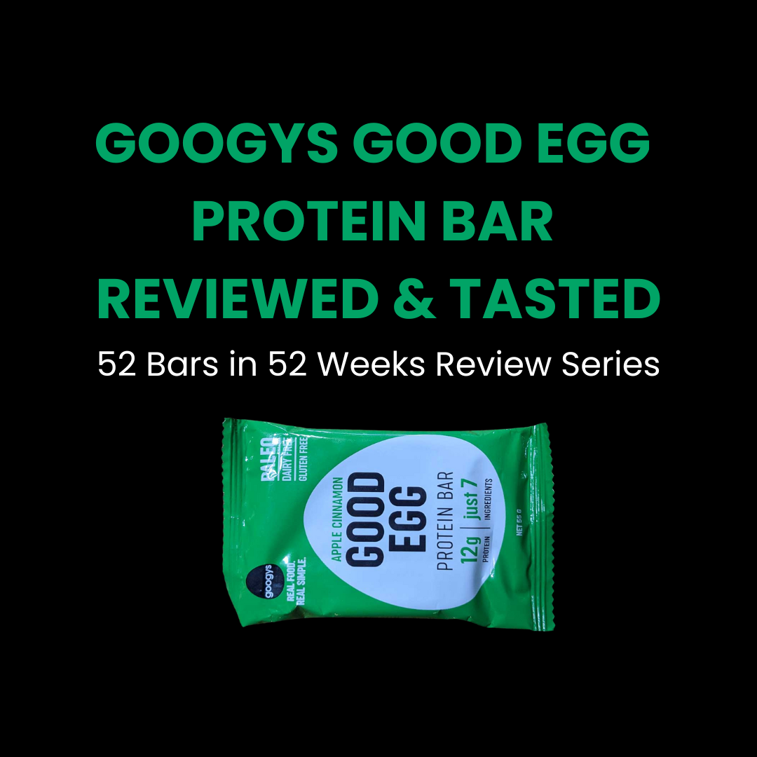 Googys Apple Cinnamon Good Egg Protein Bar Review – The Hiker's ...
